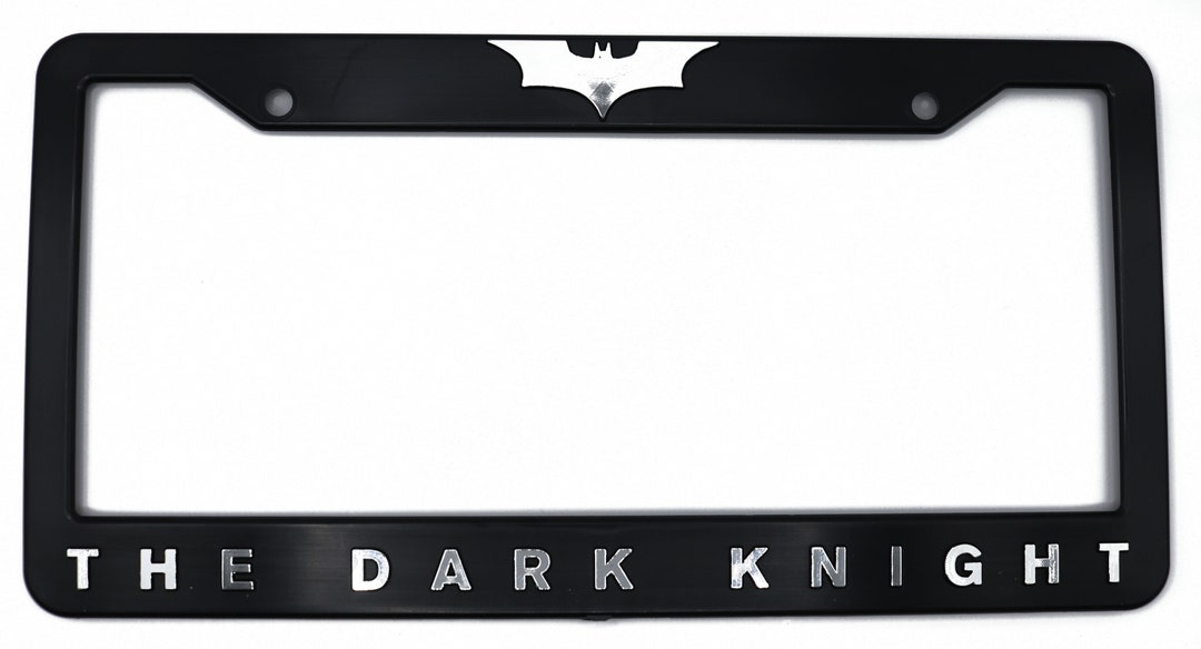 The Dark Knight 3D Raised License Plate Frame - Etsy