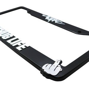 Tupac "thug Life" 3D Raised License Plate Frame - Etsy