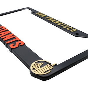 SF Giants 3D Raised License Plate Frame - Etsy
