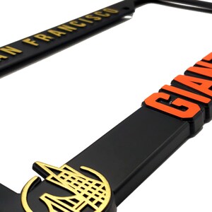 SF Giants 3D Raised License Plate Frame - Etsy
