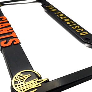 SF Giants 3D Raised License Plate Frame - Etsy