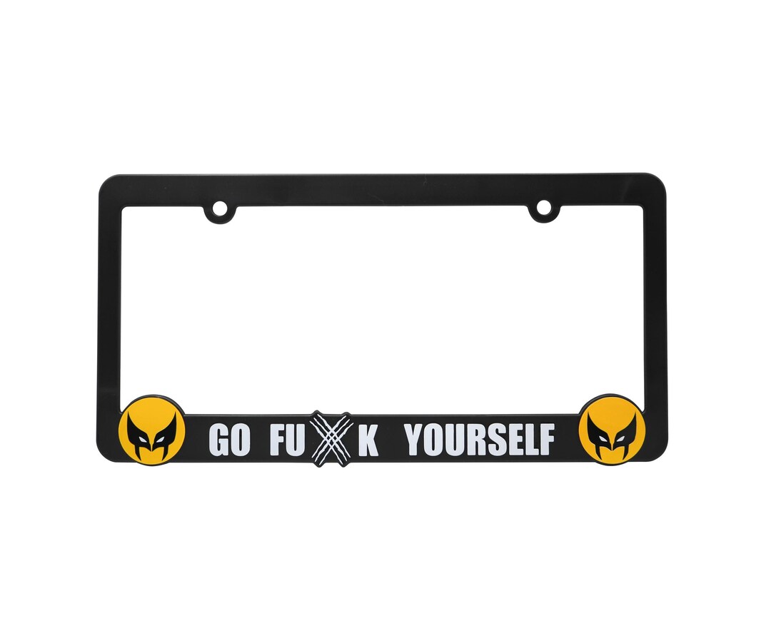 Go F Yourself for Wolverine 3D Raised License Plate Frame - Etsy