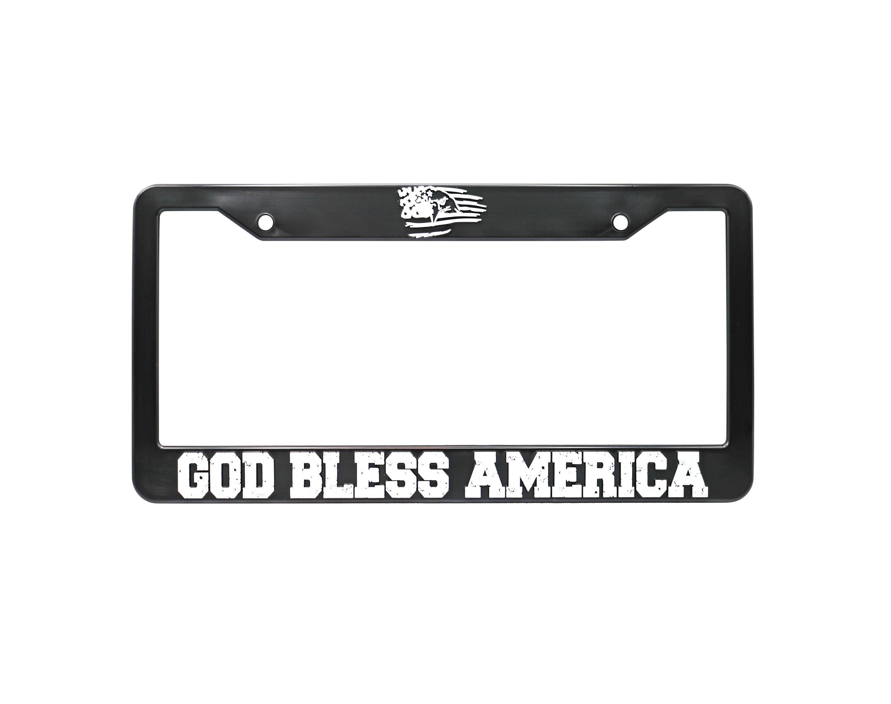 God Bless America 3D Raised License Plate Frame - Etsy
