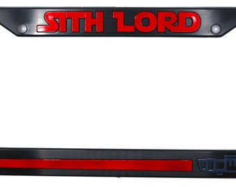 Sith License Plate Frame - Etsy