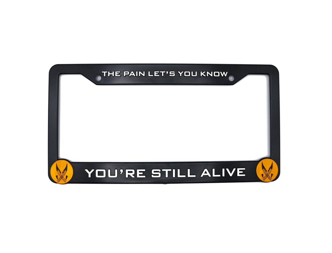 Wolverine "pain Let's You Know You're Still Alive" 3D Raised License ...