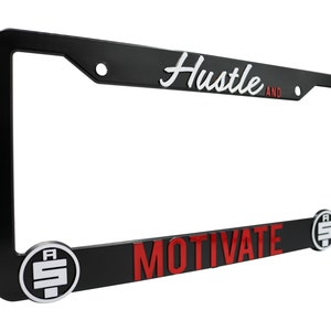 Nipsey Hussle "hustle and Motivate" 3D Raised License Plate Frame - Etsy