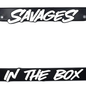 New York Yankees "savages in the Box" 3D Raised License Plate Frame - Etsy