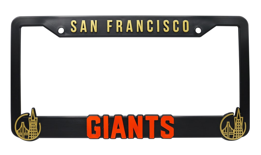 SF Giants 3D Raised License Plate Frame - Etsy