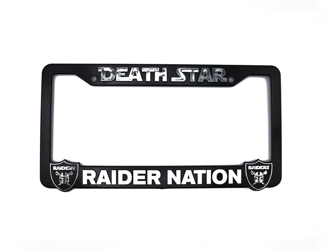 Las Vegas Raiders "deathstar" Raider Nation 3D Raised License Plate ...