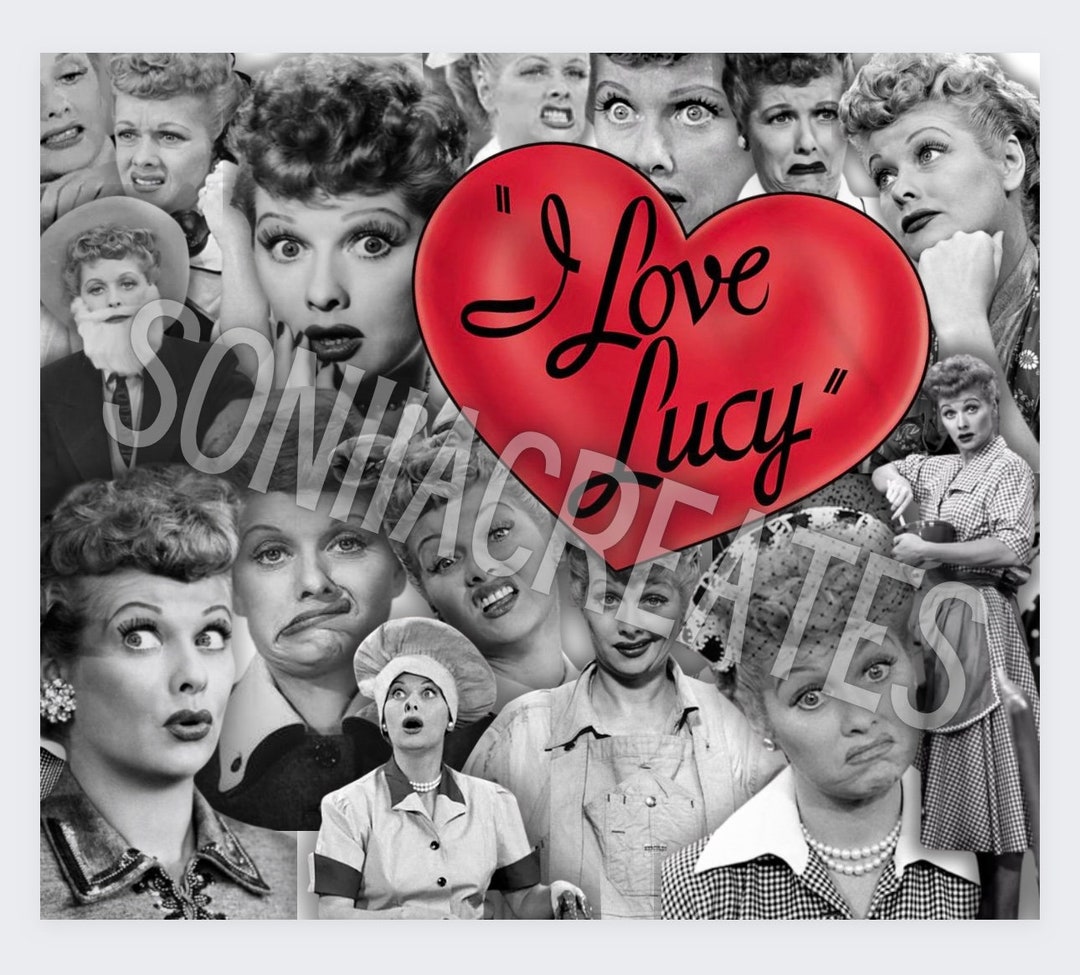 I Love Lucy Tumbler Wrap PNG - Etsy