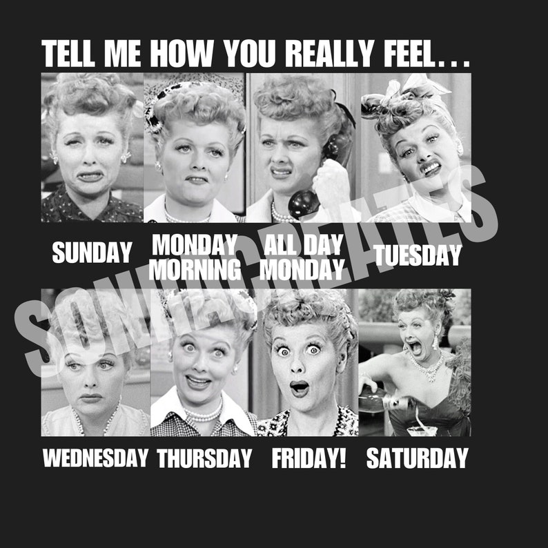 I Love Lucy Png - Etsy