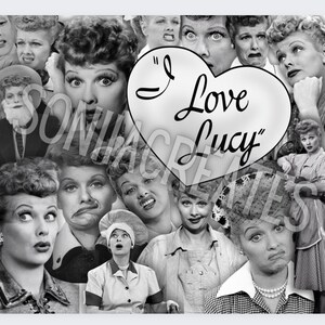 I Love Lucy Tumbler Wrap PNG - Etsy