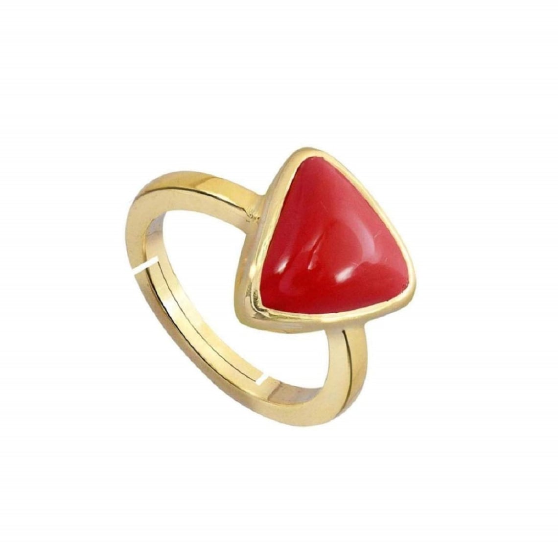 9.25 Ratti Red Coral Ring Original Natural Certified Munga - Etsy