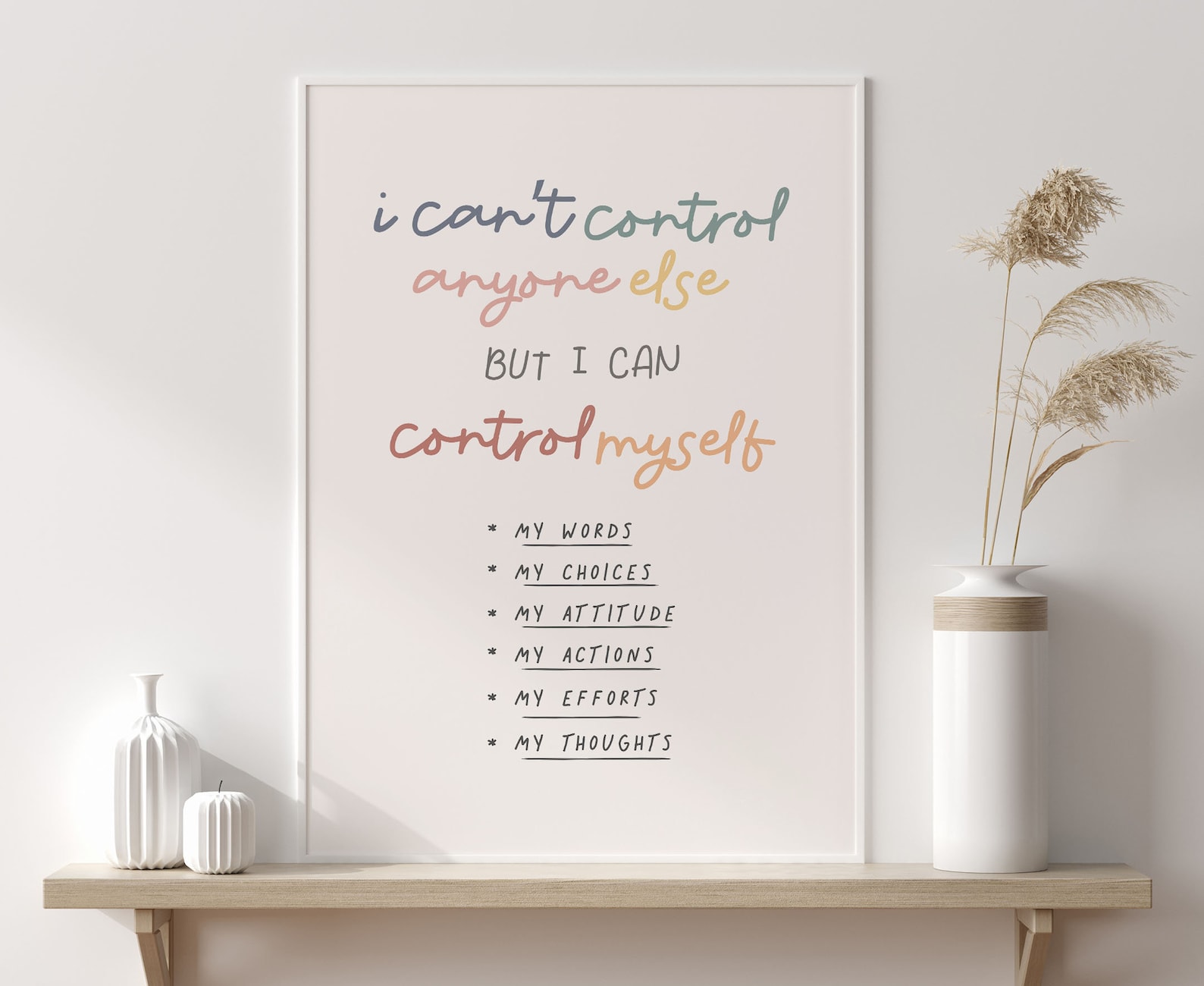 THINGS I CAN CONTROL Circle of Control Classroom Poster - Etsy