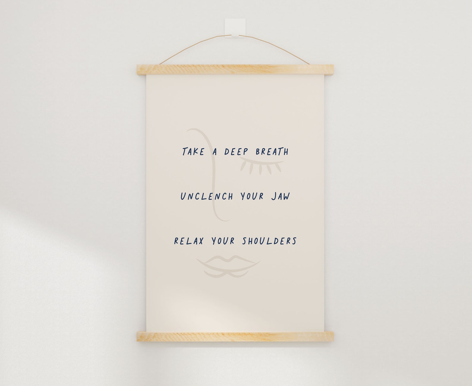 RELAX YOURSELF Print Self Awareness Mindfulness Print - Etsy