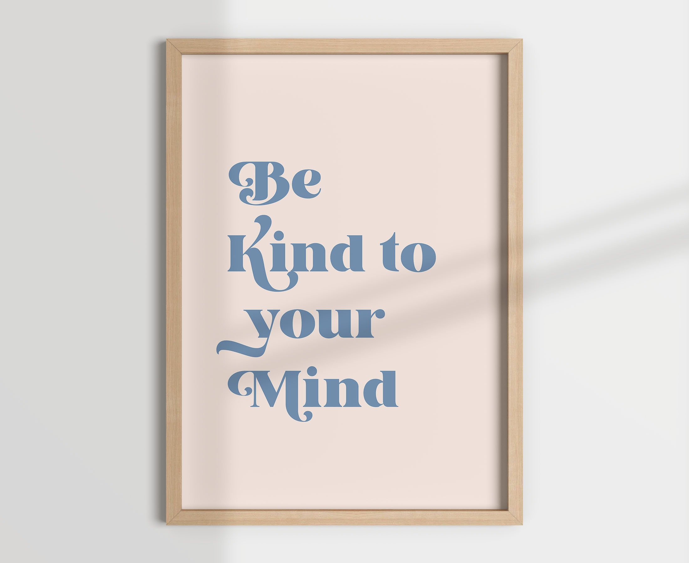 BE KIND to Your MIND Print Kindness Wall Art Mental Health - Etsy UK