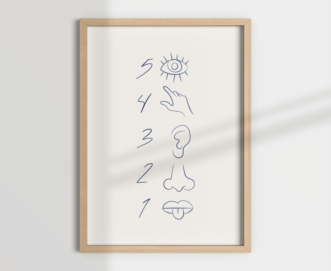 GROUNDING REMINDER Print, Grounding Technique, Mental Health, Self Care ...