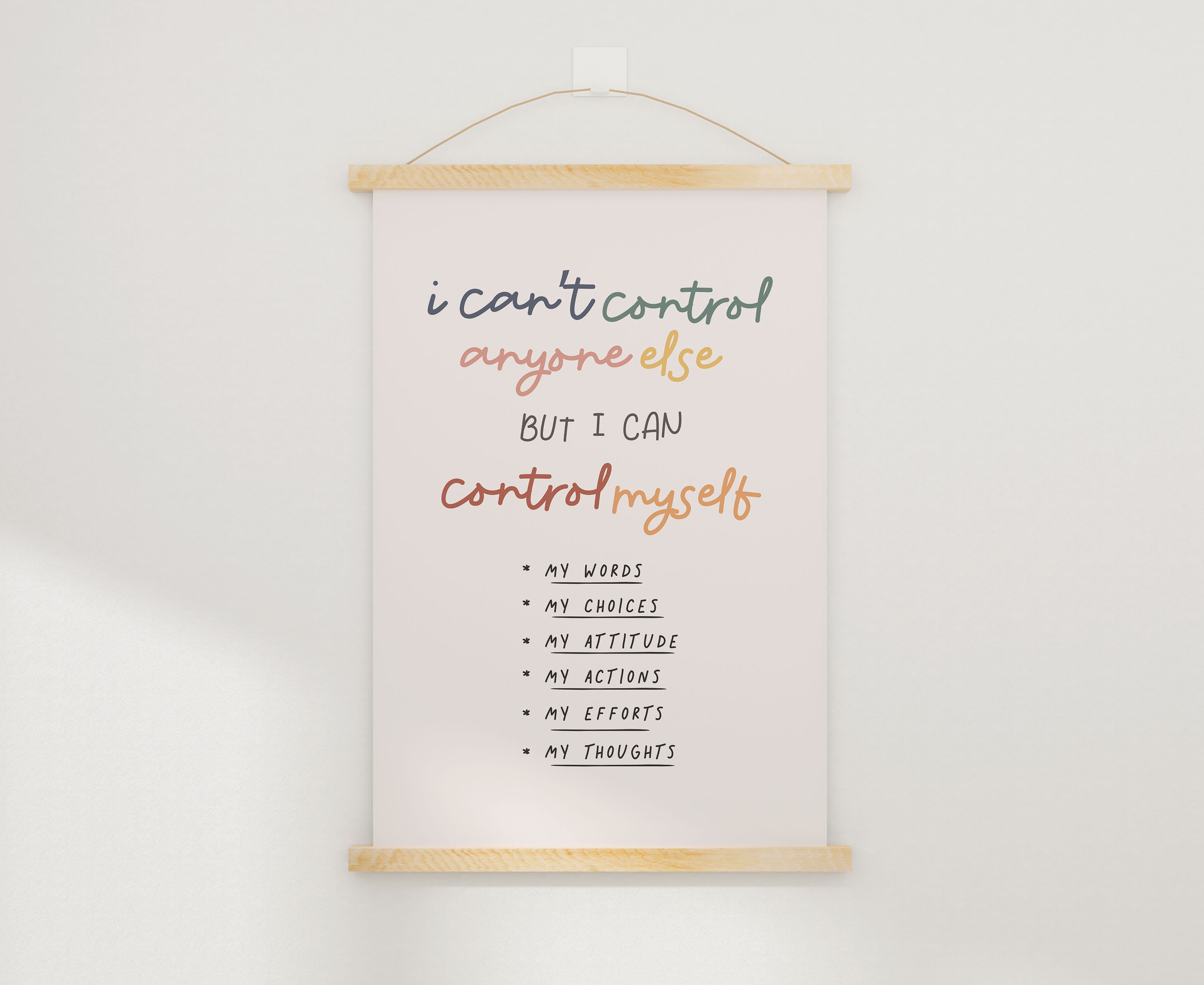 THINGS I CAN CONTROL Circle of Control Classroom Poster - Etsy