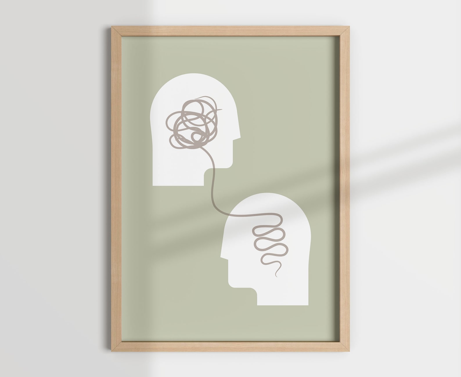 CALM THERAPIST Sage Green Set of 6 Gallery Wall Set - Etsy