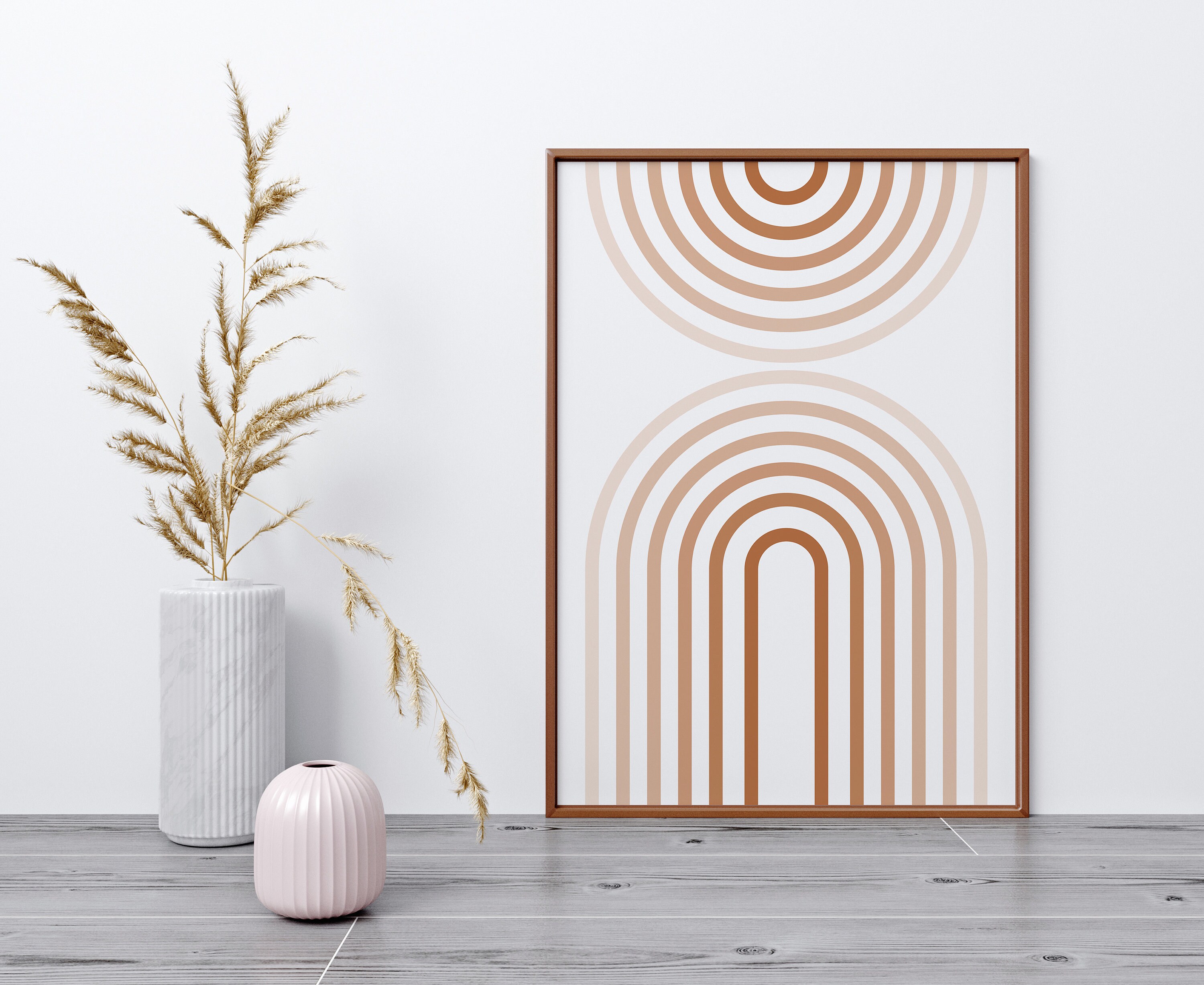 Boho Rainbow Wall Print Boho Rainbow Wall Art Abstract - Etsy