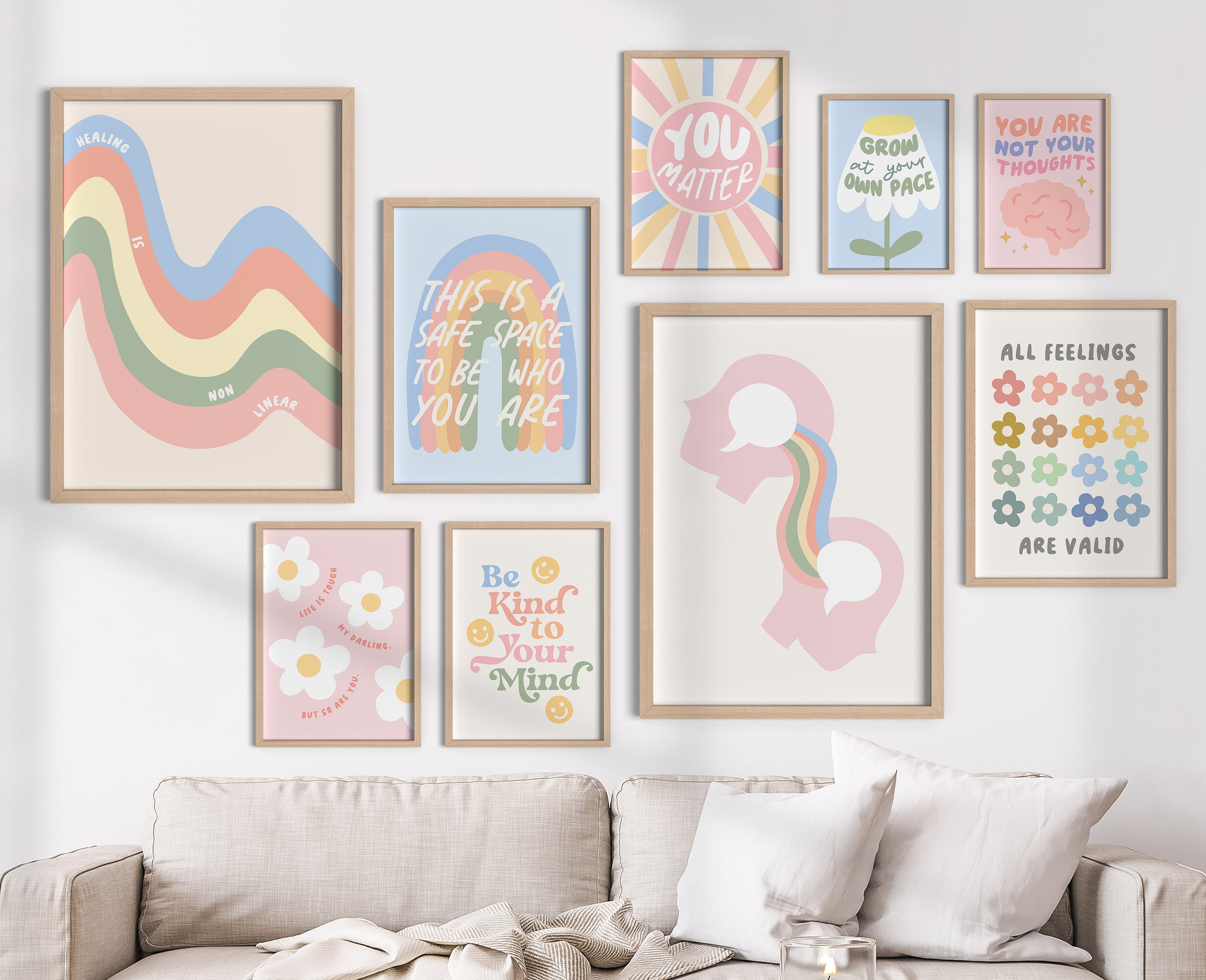 JOYFUL COUNSELOR Set of 9 Therapist Office Therapy Decor - Etsy