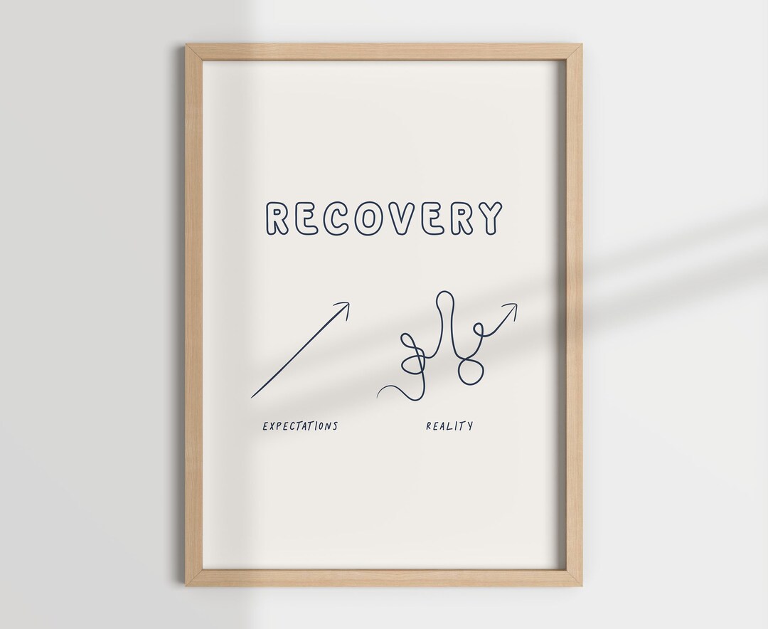 RECOVERY, Expectations Vs Reality, Healing is Not Linear, Therapy ...