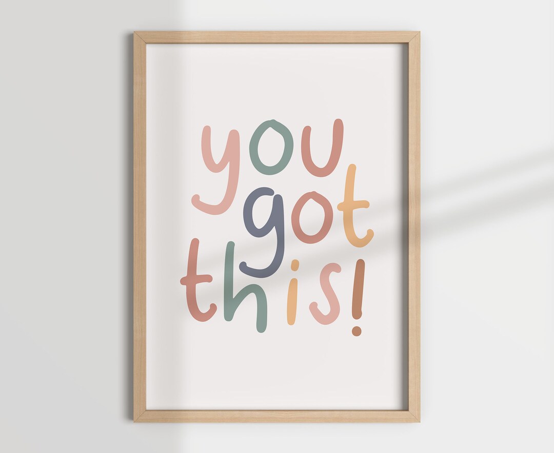 YOU GOT THIS, Classroom Decor, Classroom Signs, Kids Room, Playroom ...