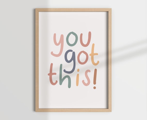 YOU GOT THIS Classroom Decor Classroom Signs Kids Room - Etsy