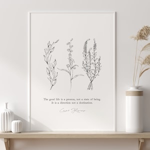 CARL ROGERS Quote, Psychologist Quote, Therapy Decor, Office Decor ...