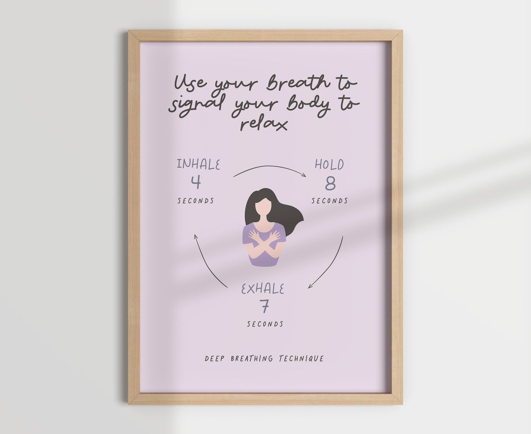 DEEP BREATHING, Breathing Technique, Mental Health, Therapy Office ...