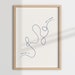 Healing is Non-linear Line Art Print, Therapy Office Decor (digital ...