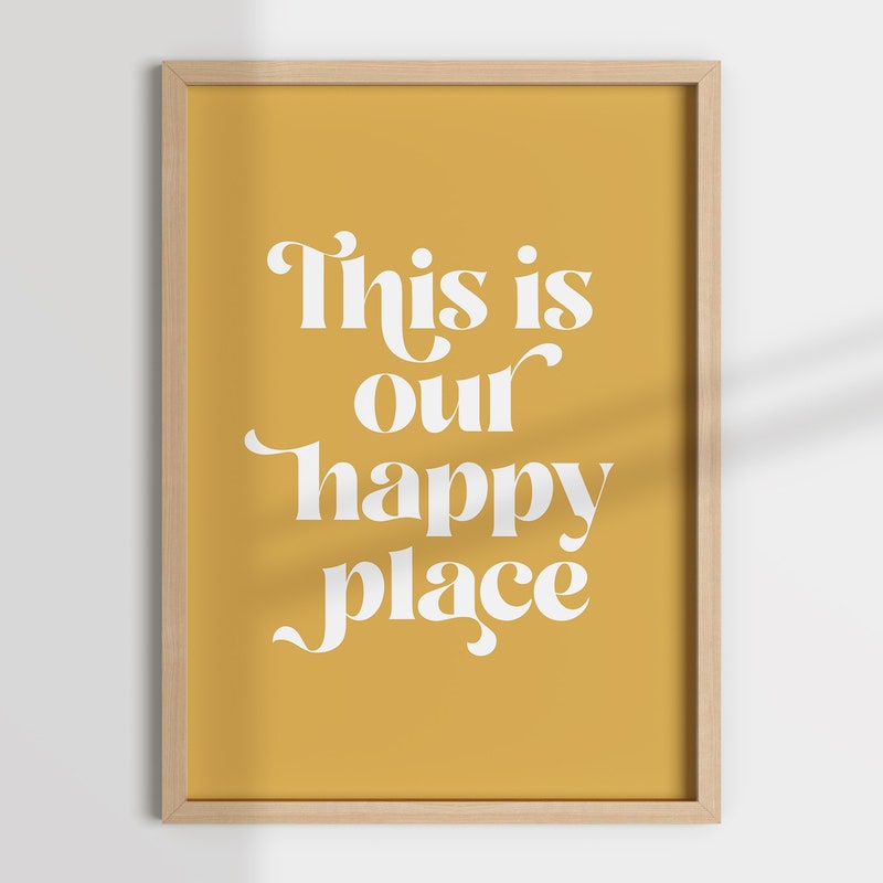 Happy Place Art - Etsy