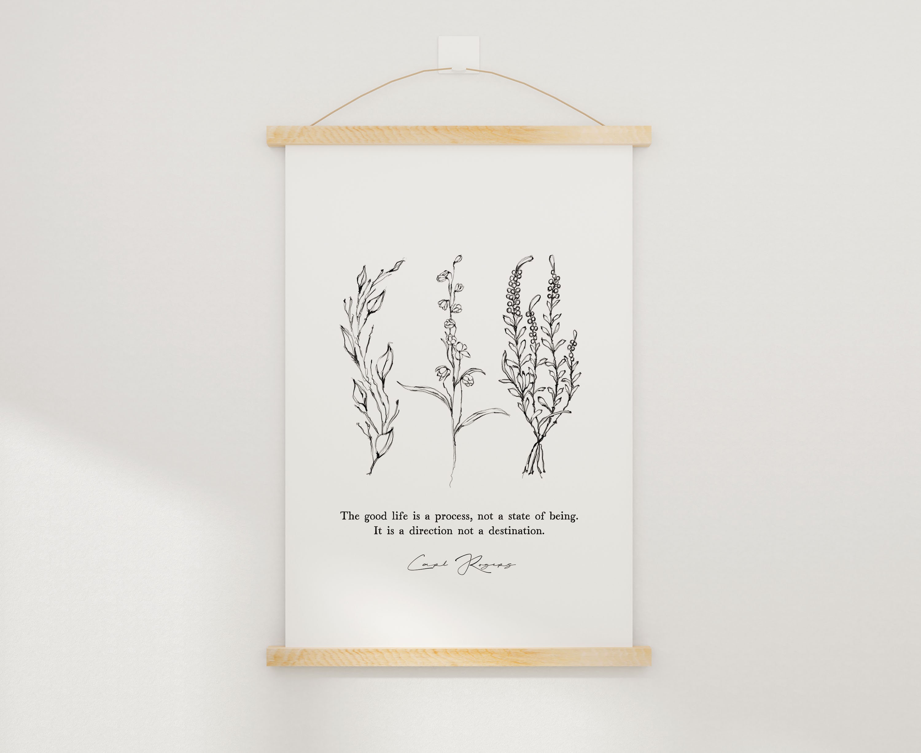 CARL ROGERS Psychologist Quote Therapy Decor Office Decor - Etsy