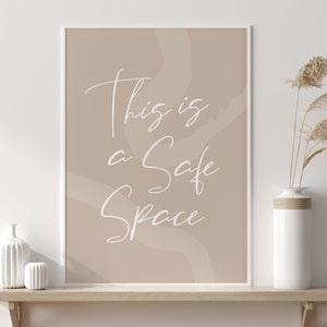 THIS is a SAFE SPACE, Mental Health, Therapy Office, Therapist ...