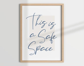 THIS is a SAFE SPACE Mental Health Office Therapy Office | Etsy