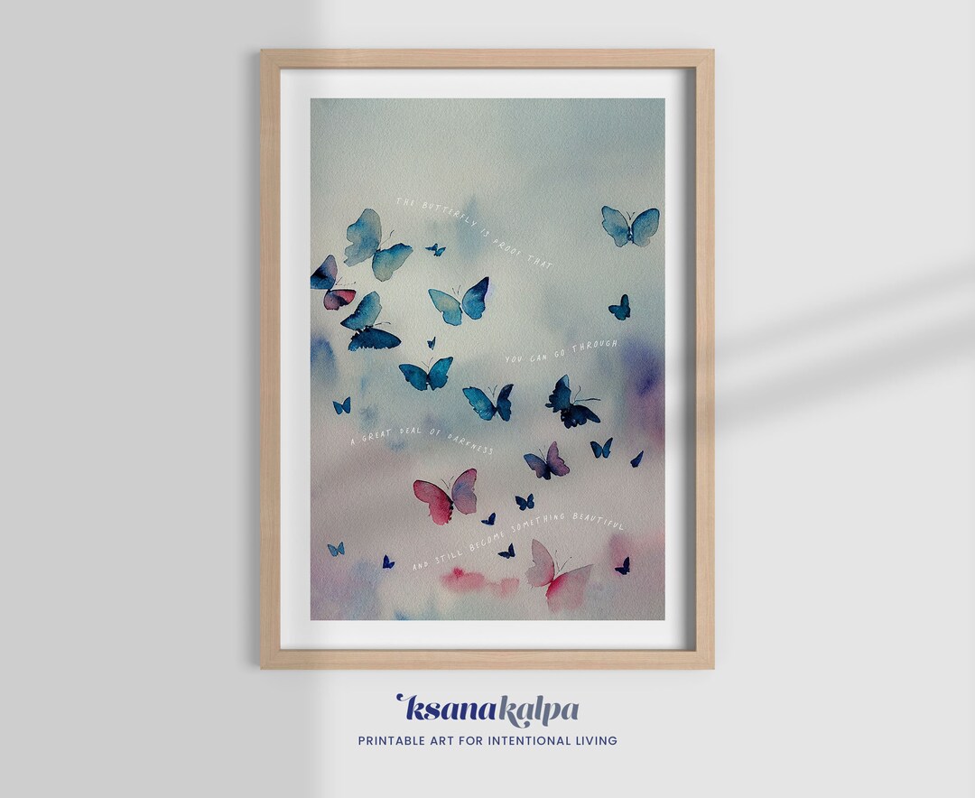 PROOF FROM BUTTERFLIES, Therapy Office Decor, Therapist Decor ...