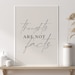 THOUGHTS Are NOT FACTS, Therapy Decor, Office Prints, Therapist Decor ...