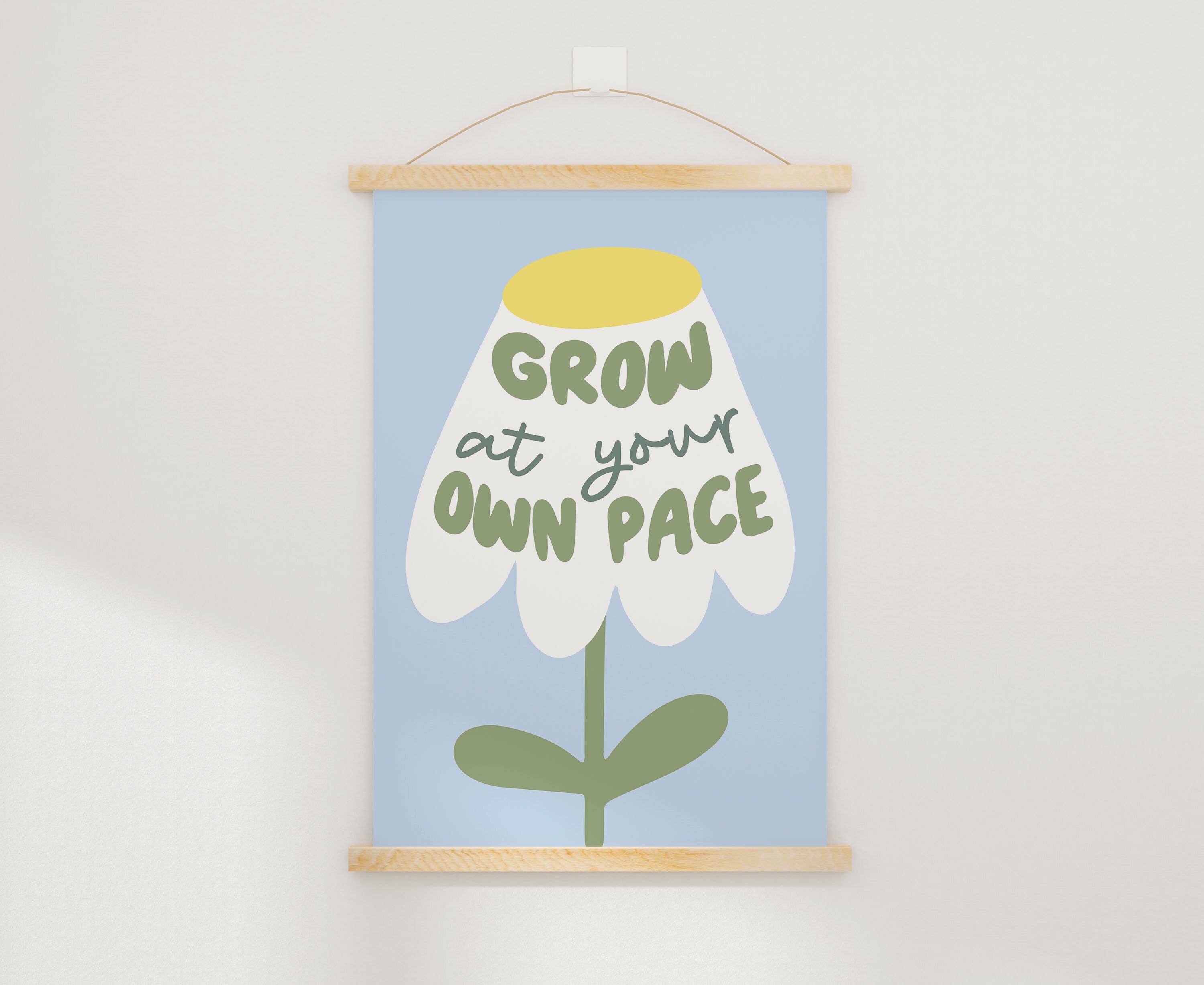 GROW at YOUR Own PACE Mental Health Art School Counselor - Etsy