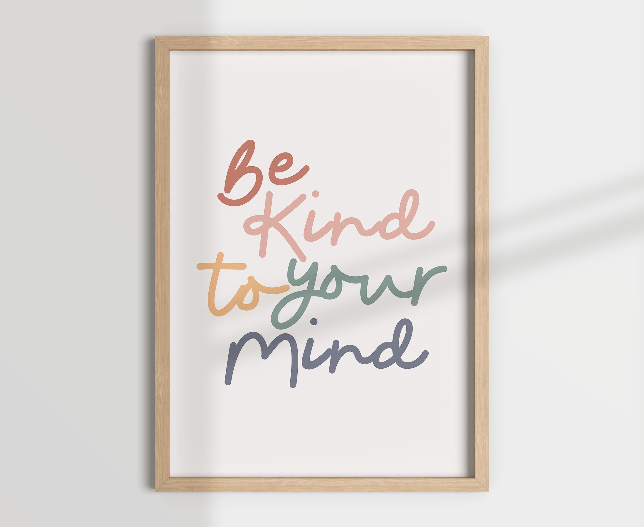 BE KIND to Your MIND Mental Health Classroom Decor Playroom - Etsy