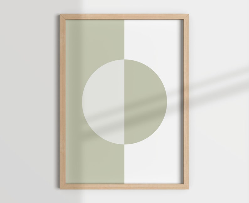 Calm Therapist Green Prints: Set of 6, Calming Wall Art, Mental Health ...