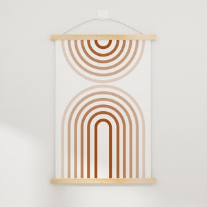 Boho Rainbow Wall Print Boho Rainbow Wall Art Abstract | Etsy