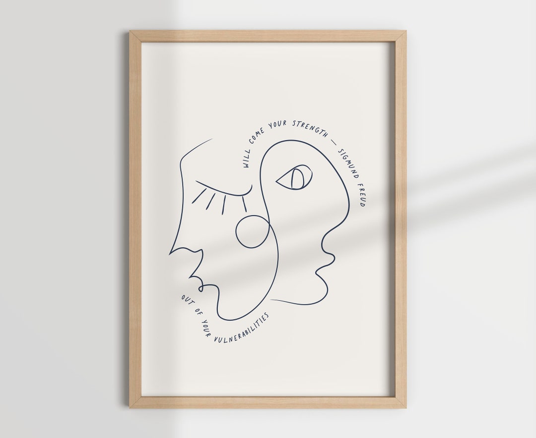 FREUD QUOTE, Freud Print, Sigmund Freud, Office Decor, Therapy Decor ...