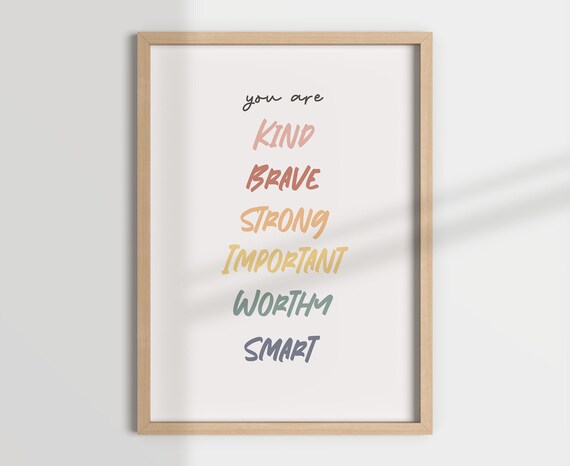 AFFIRMATIONS Classroom Decor Affirmation Station Playroom | Etsy