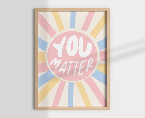 YOU MATTER Inclusive Classroom Classroom Decor Positive - Etsy