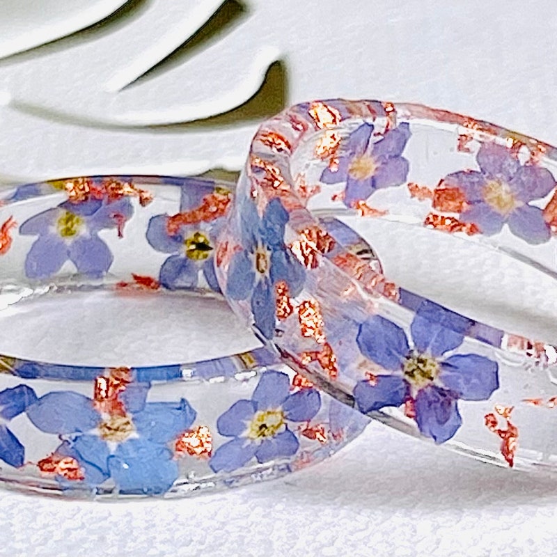 Resin Rings Flower - Etsy