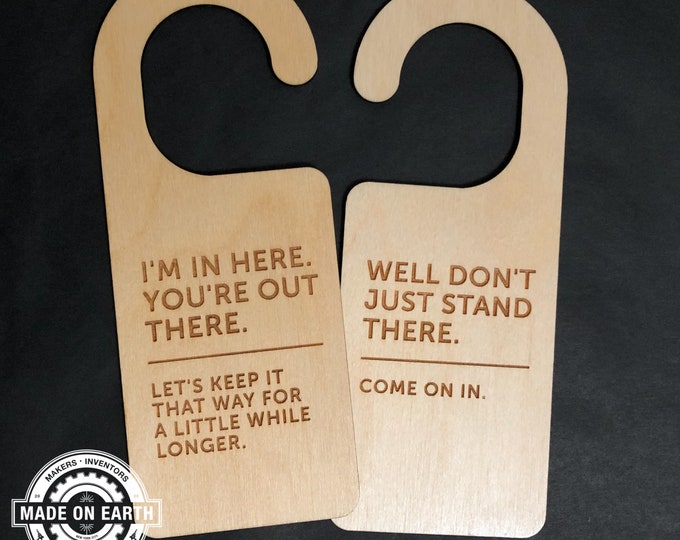 Do Not Disturb Sign, I'm in Here, Work Door Hanger, Door Sign, Office ...