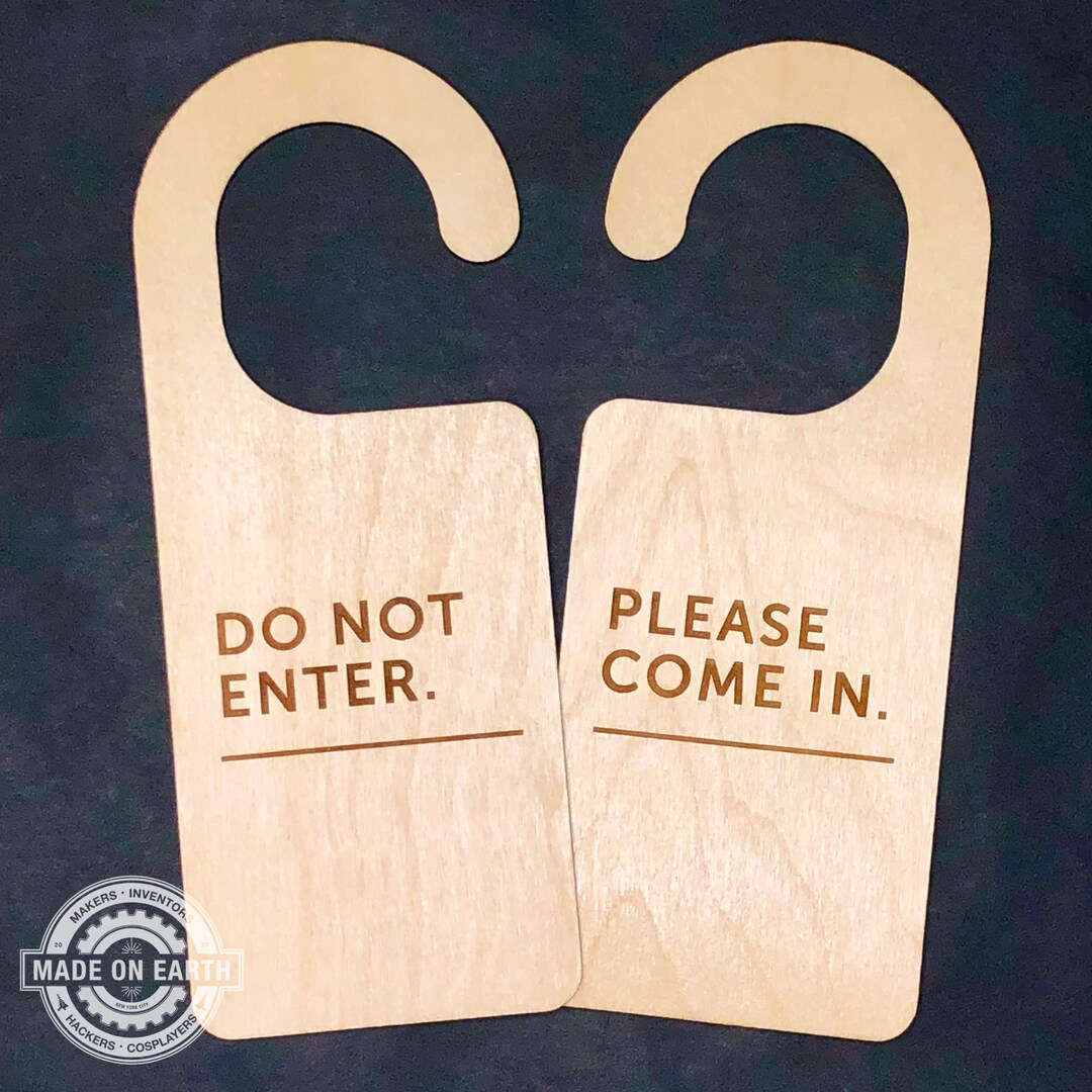 Do Not Enter Sign, Do Not Disturb, Please Come In, Double Sided, Office ...