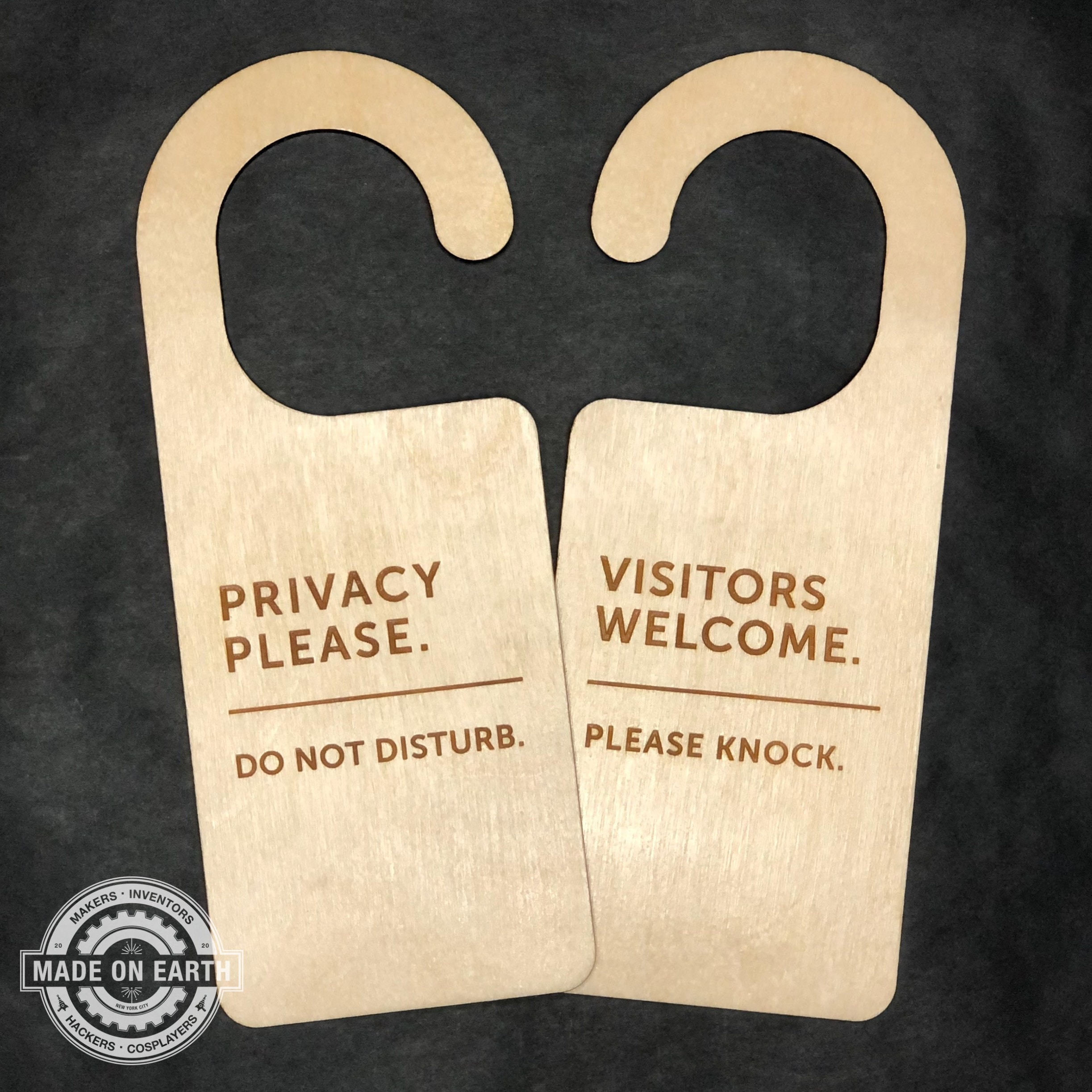 Privacy Please Sign, Do Not Disturb Door Sign, Please Knock, Work Door ...