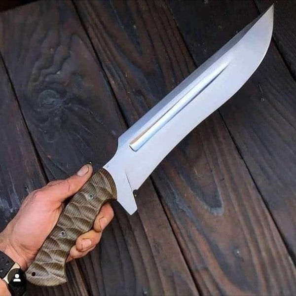 Custom Handmade D2 Steel Commando Knife Bowie Knife Replica Movie - Etsy