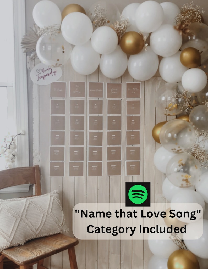 Jeopardy Game for Bridal/wedding Shower or Batchlorette Party ...